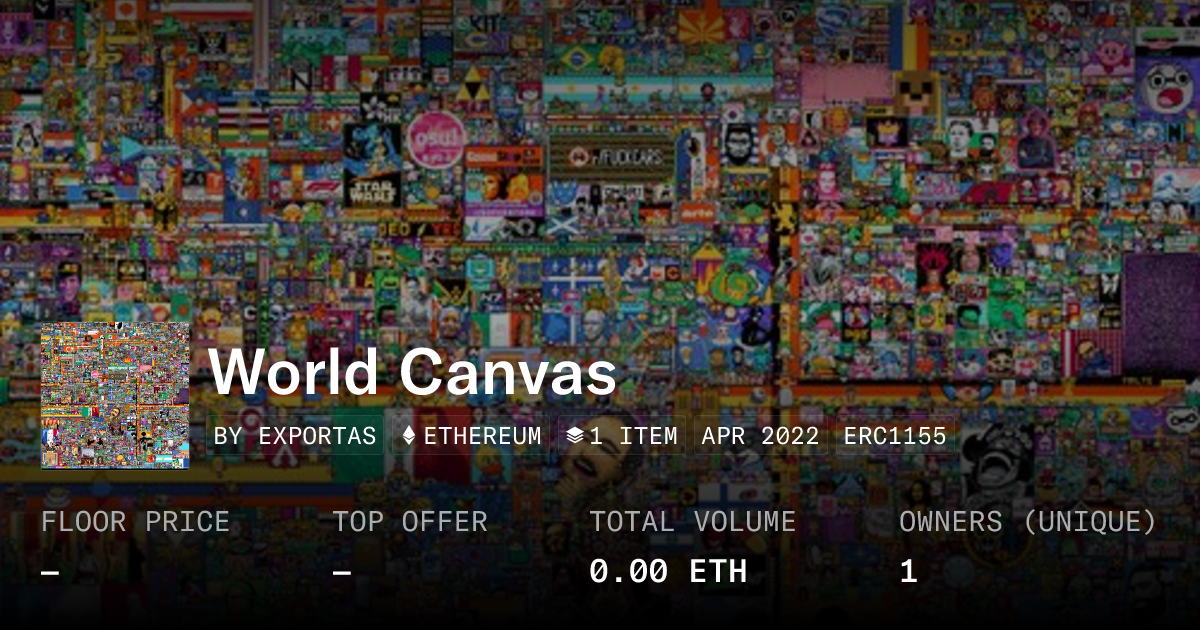 World Canvas - Collection | OpenSea