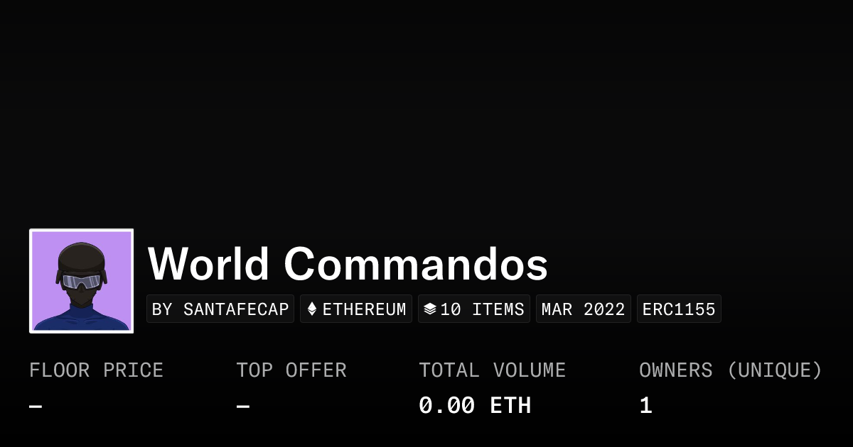 World Commandos - Collection | OpenSea