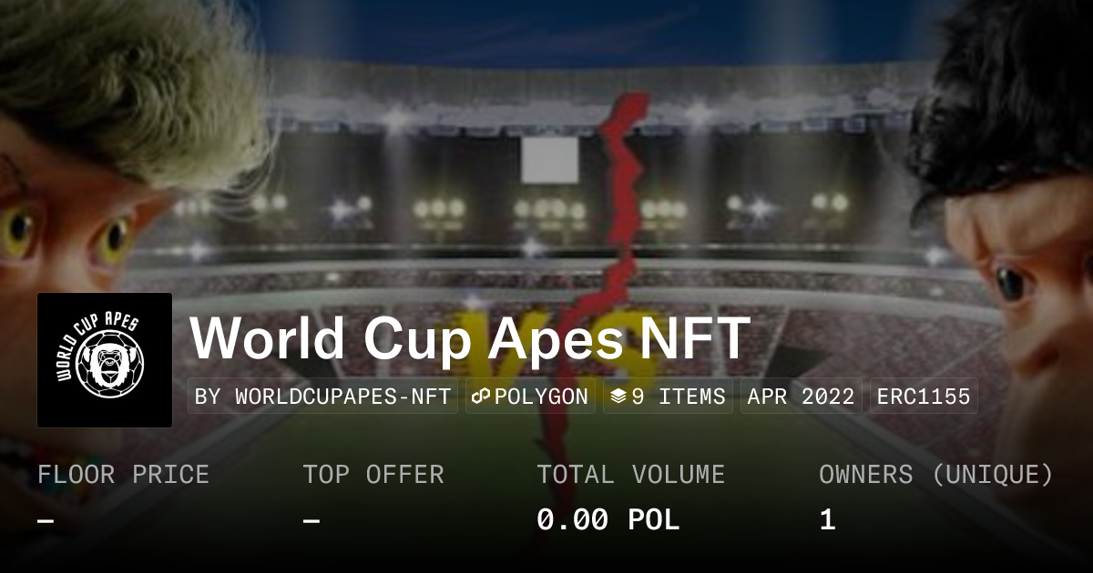 World Cup Apes NFT - Collection | OpenSea