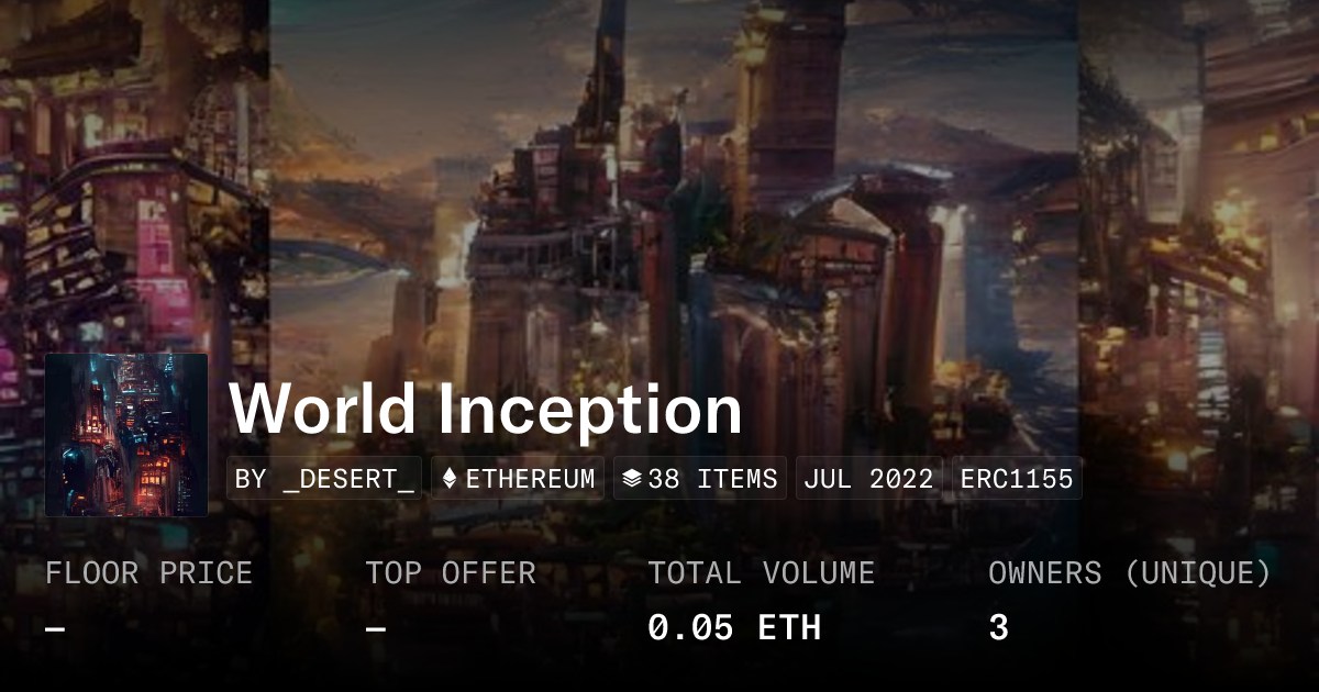 World Inception - Collection | OpenSea