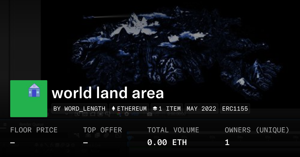 world land area - Collection | OpenSea