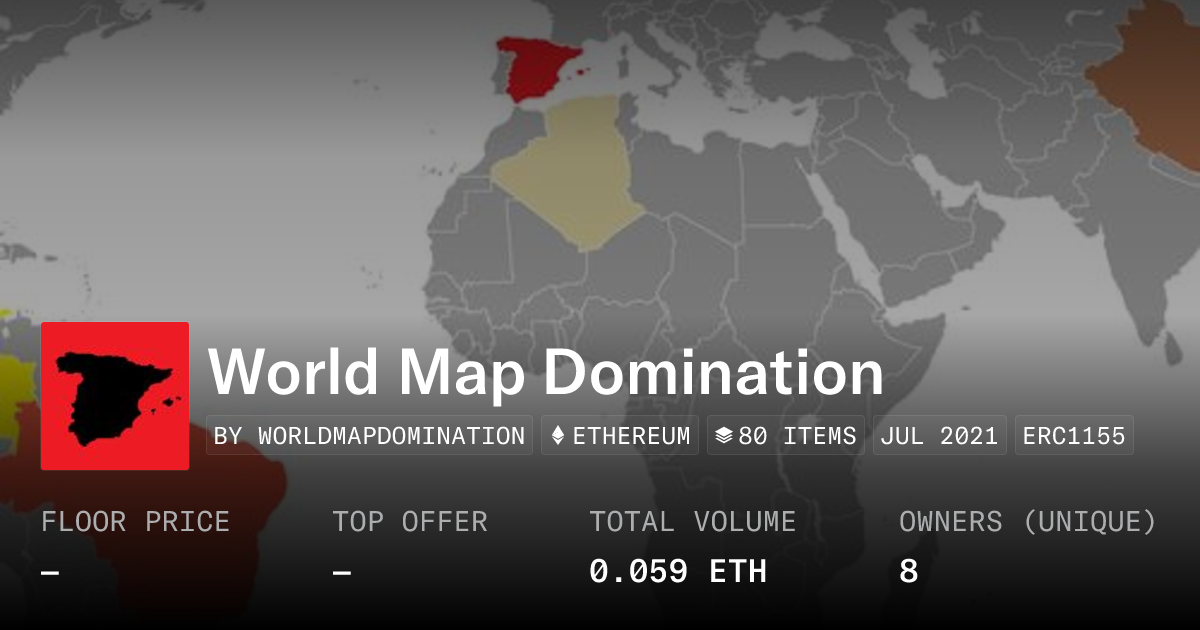 World Map Domination - Collection | OpenSea