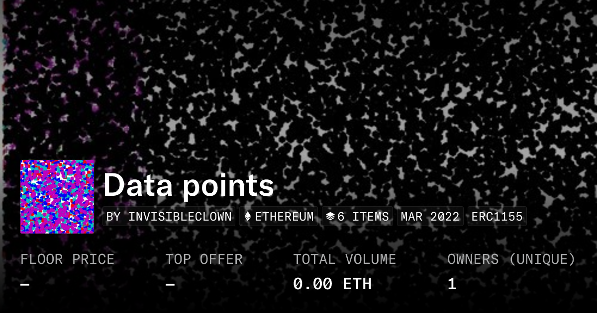 Data points - Collection | OpenSea