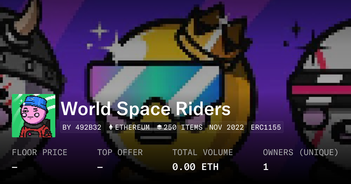 World Space Riders - Collection | OpenSea