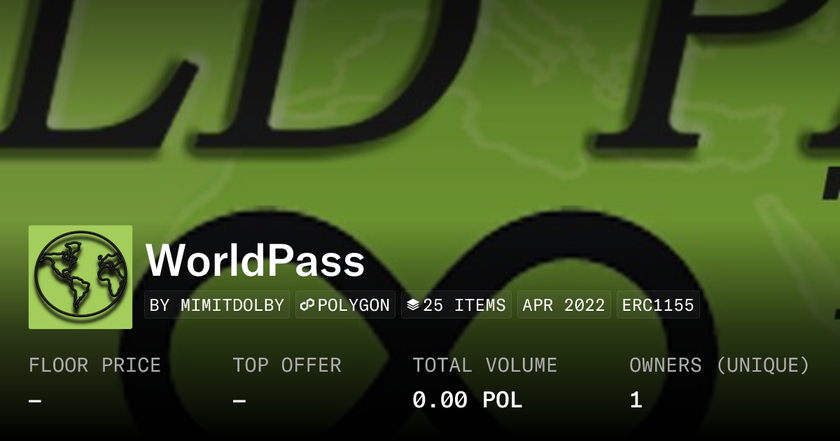 WorldPass - Collection | OpenSea