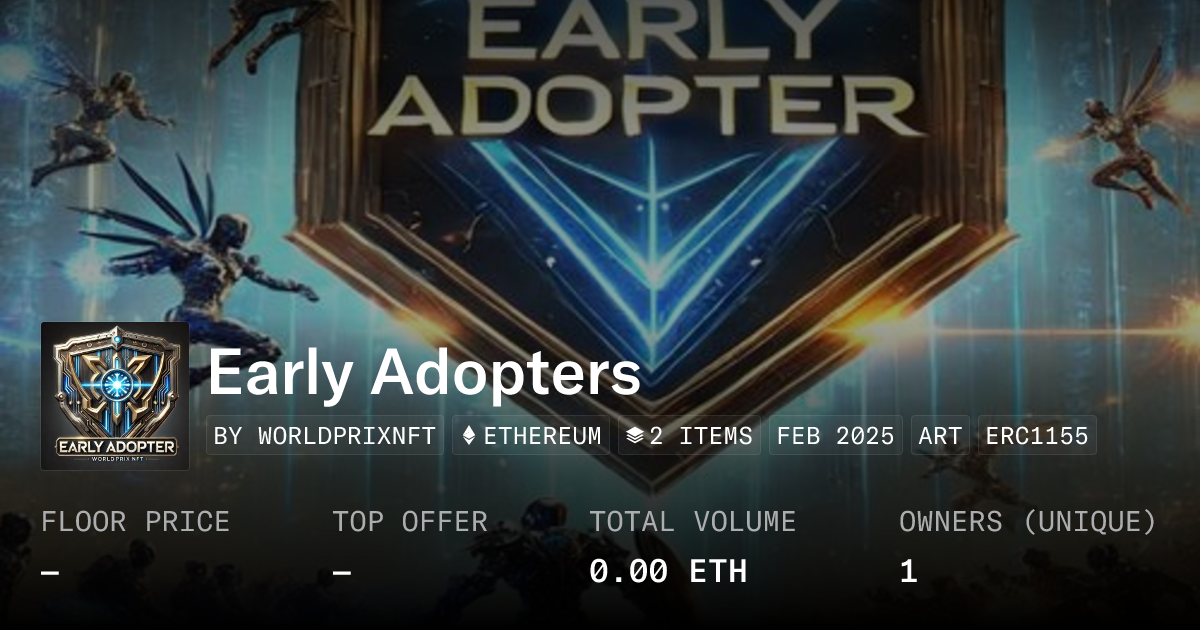 Early Adopters - Collection | OpenSea
