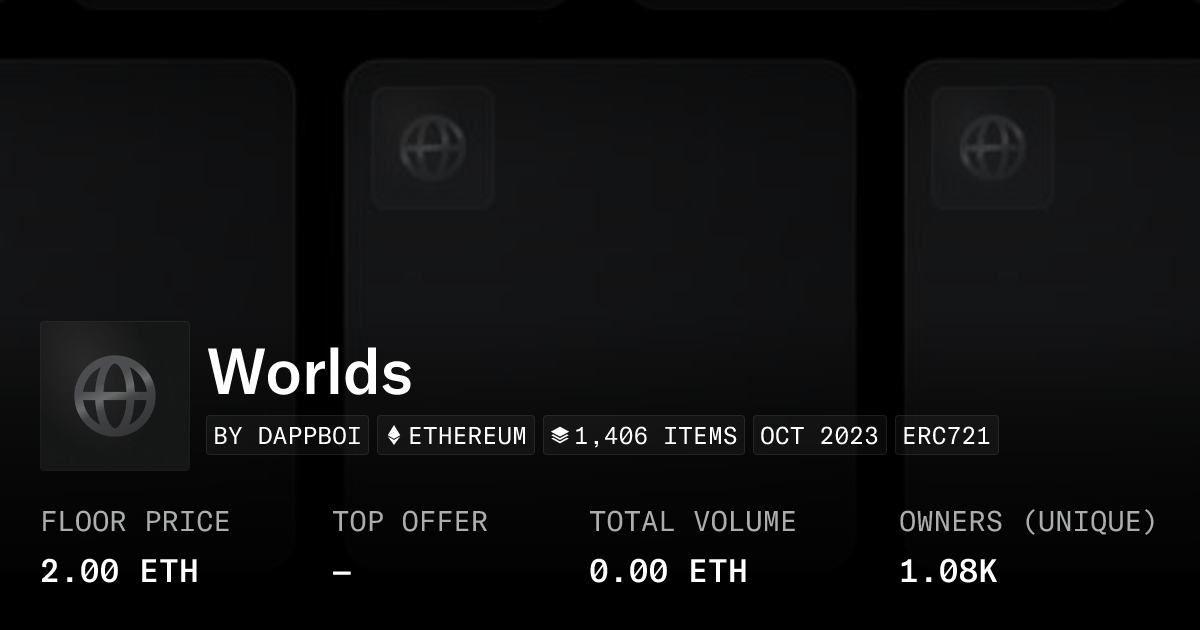 Worlds - Collection | OpenSea