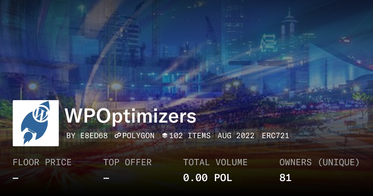 WPOptimizers - Collection | OpenSea