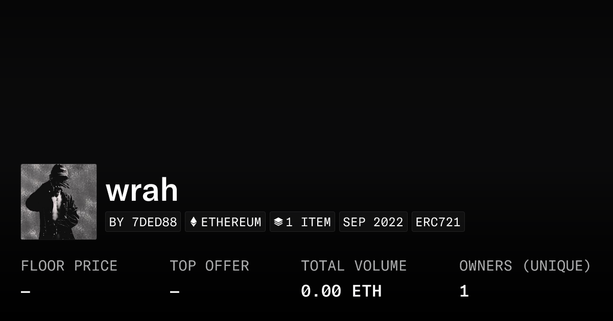 wrah - Collection | OpenSea