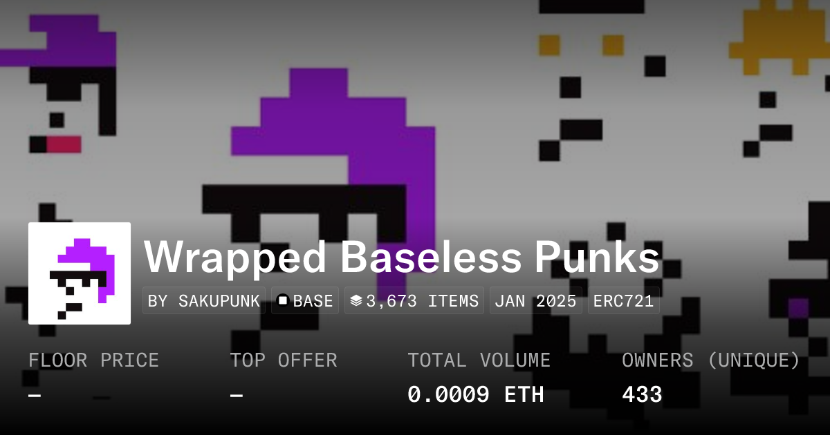 Wrapped Baseless Punks - Collection | OpenSea