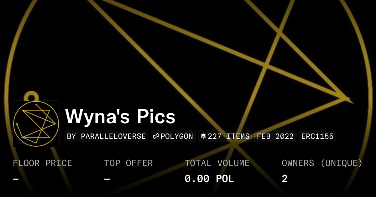 Wyna's Pics - Collection | OpenSea