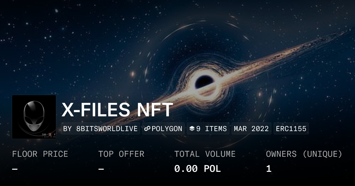 X-FILES NFT - Collection | OpenSea