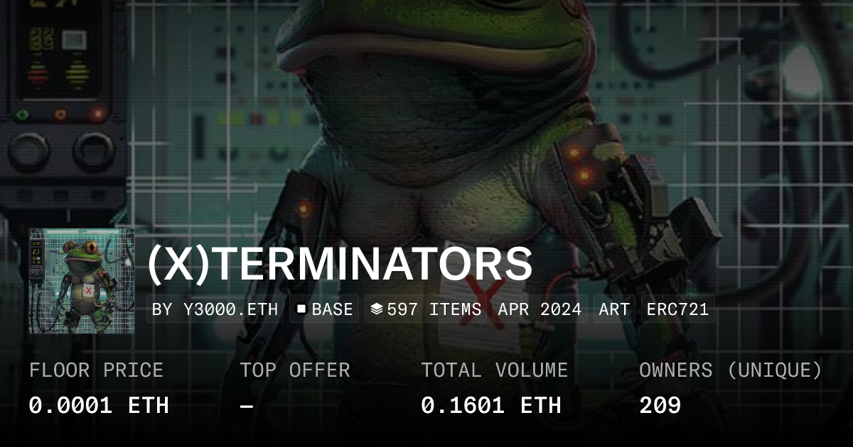 (X)TERMINATORS - Collection | OpenSea