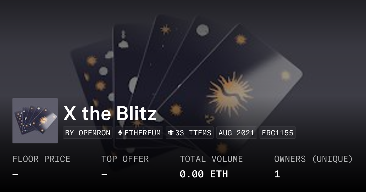 X the Blitz - Collection | OpenSea