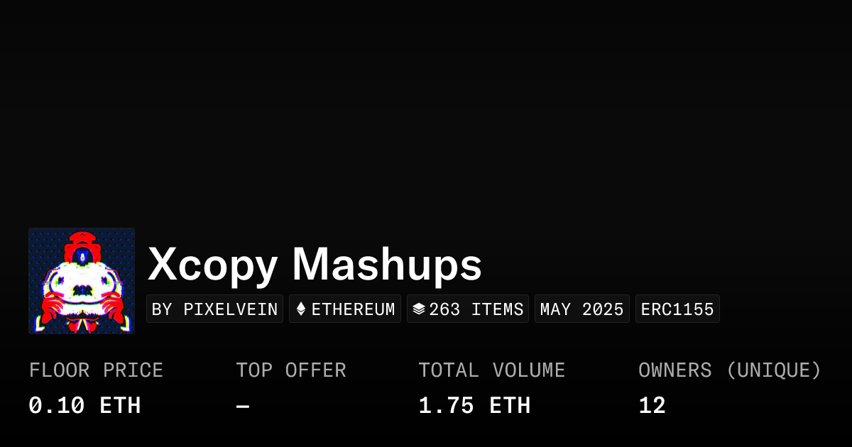 Xcopy Mashups - Collection | OpenSea
