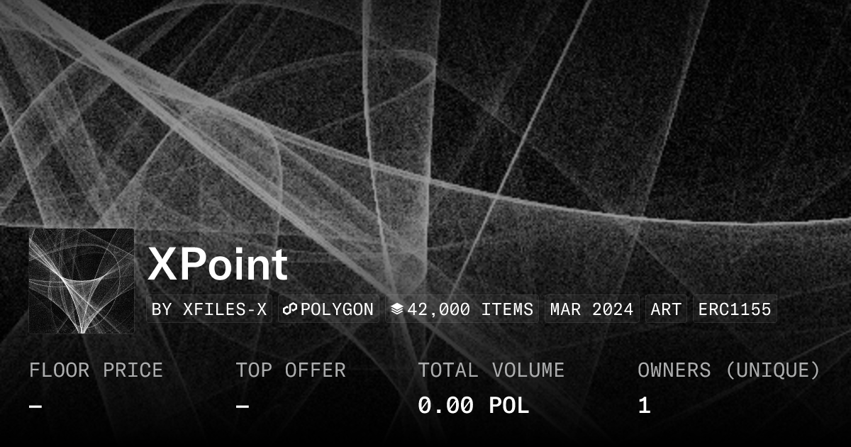 XPoint - Collection | OpenSea