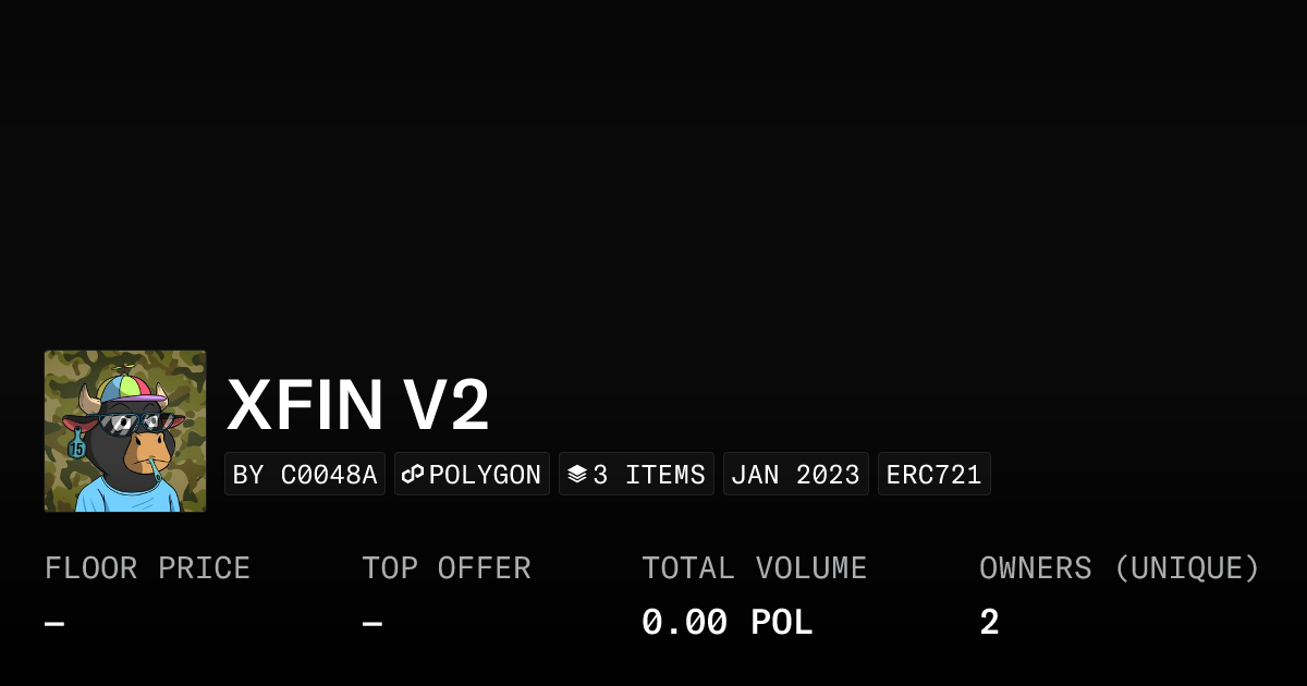 XFIN V2 - Collection | OpenSea