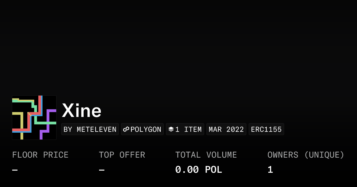 Xine - Collection | OpenSea