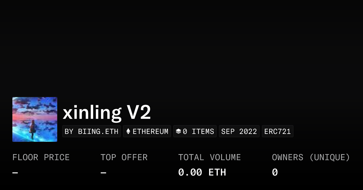 xinling V2 - Collection | OpenSea