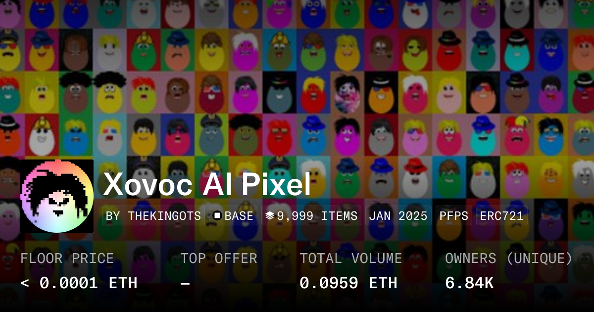 Xovoc AI Pixel - Collection | OpenSea
