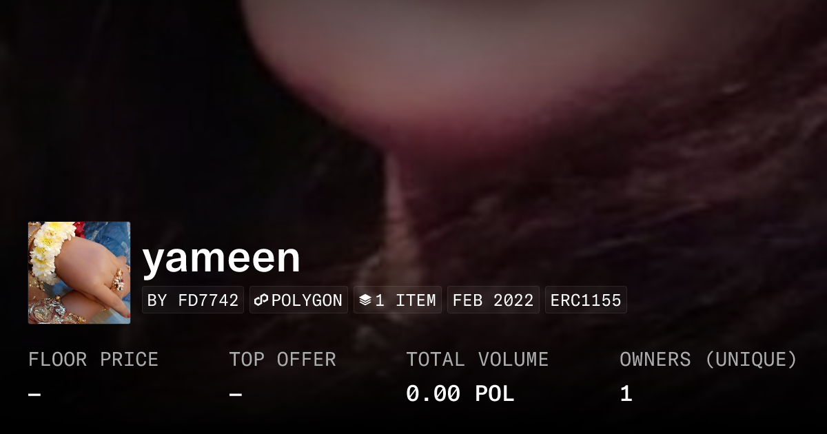 yameen - Collection | OpenSea