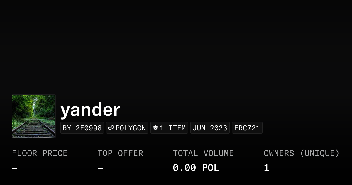 yander - Collection | OpenSea