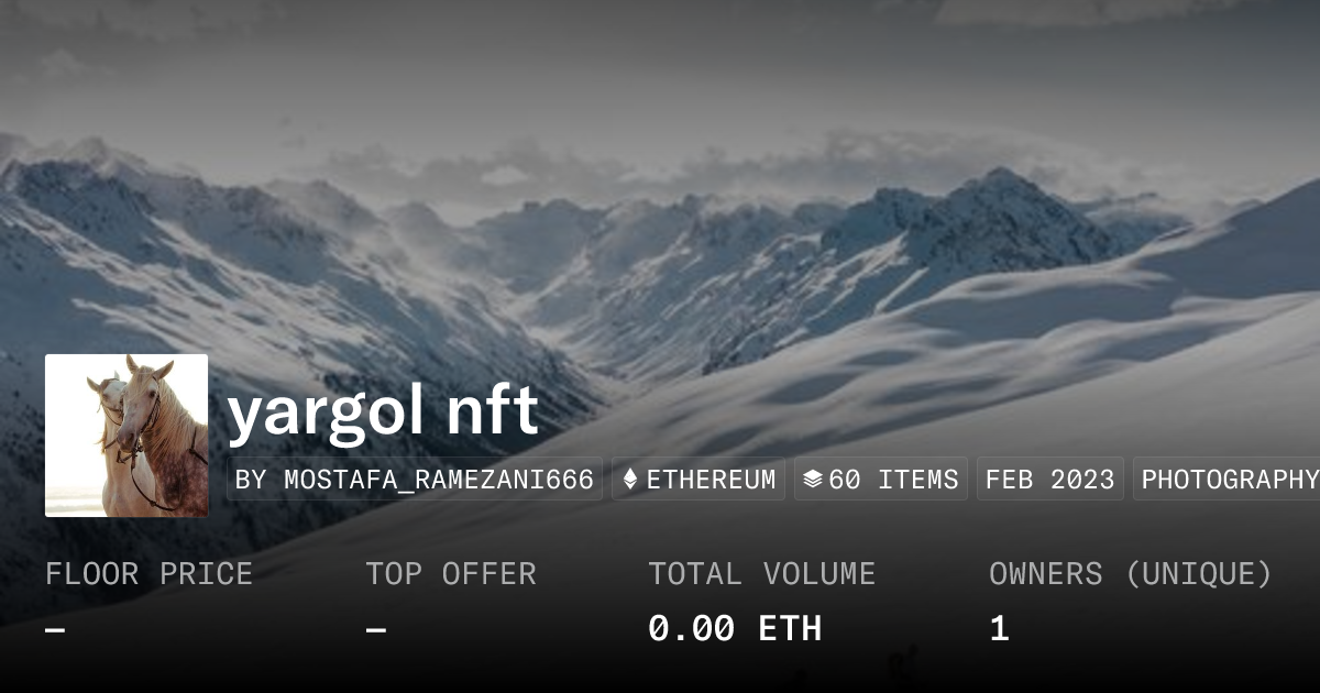 yargol nft - Collection | OpenSea