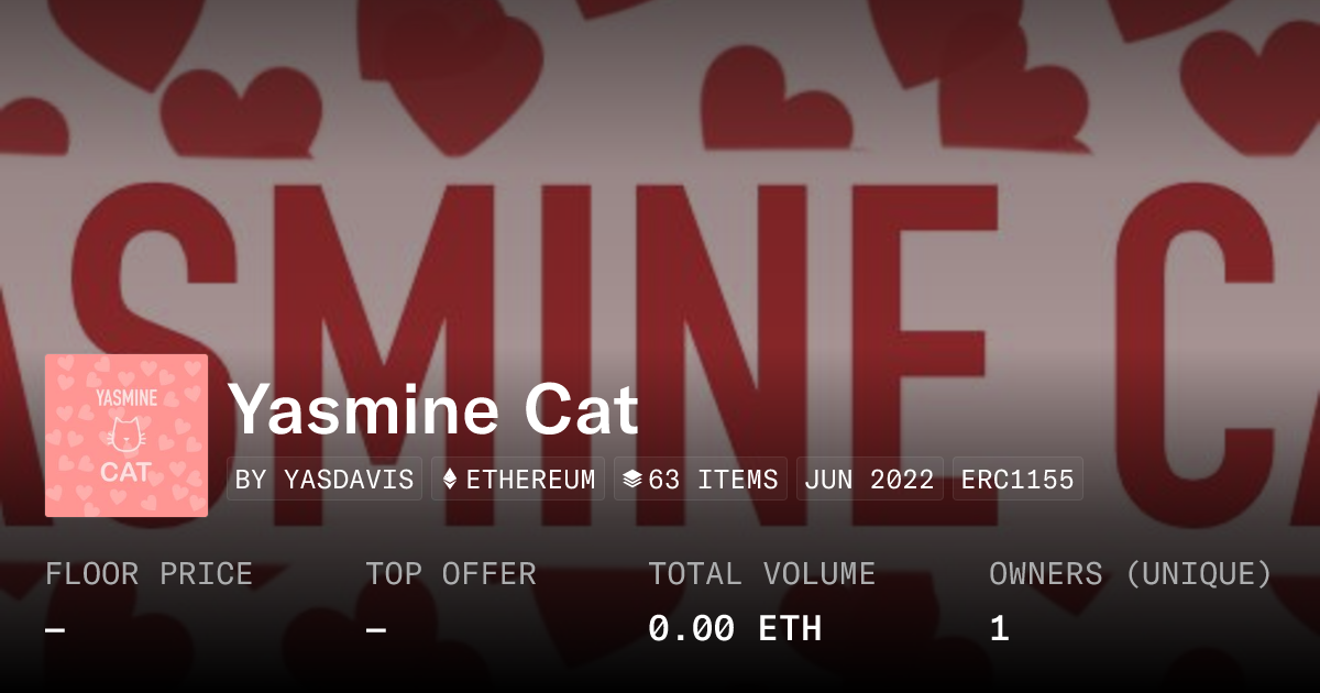 Yasmine Cat - Collection | OpenSea