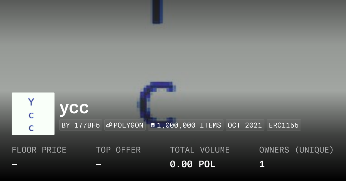 ycc - Collection | OpenSea