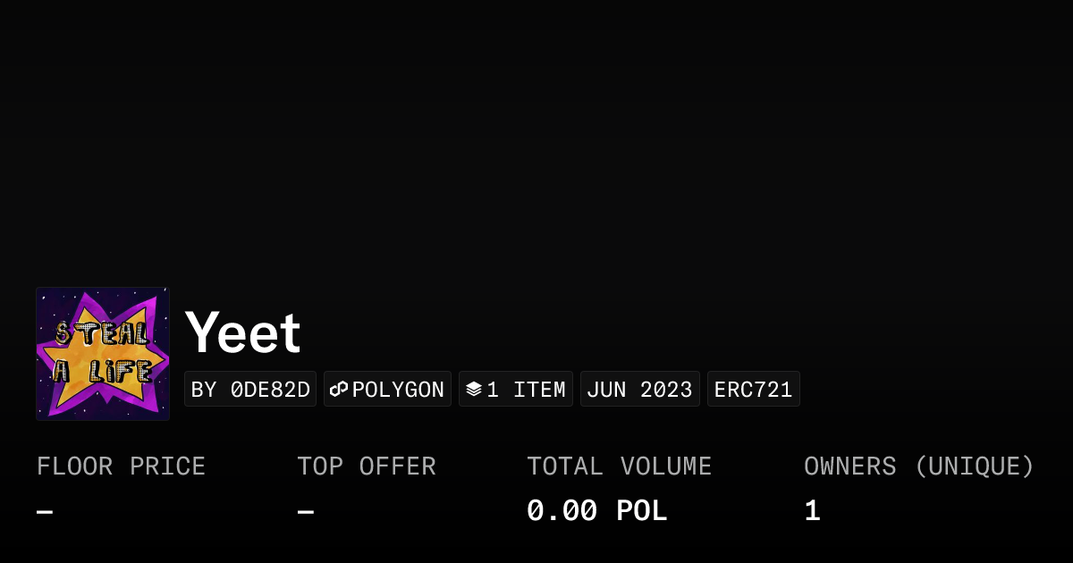 Yeet - Collection | OpenSea