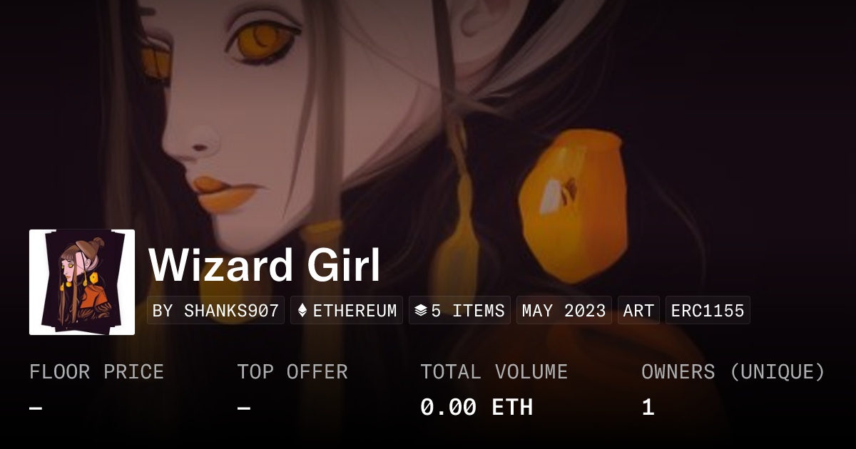 Wizard Girl - Collection | OpenSea