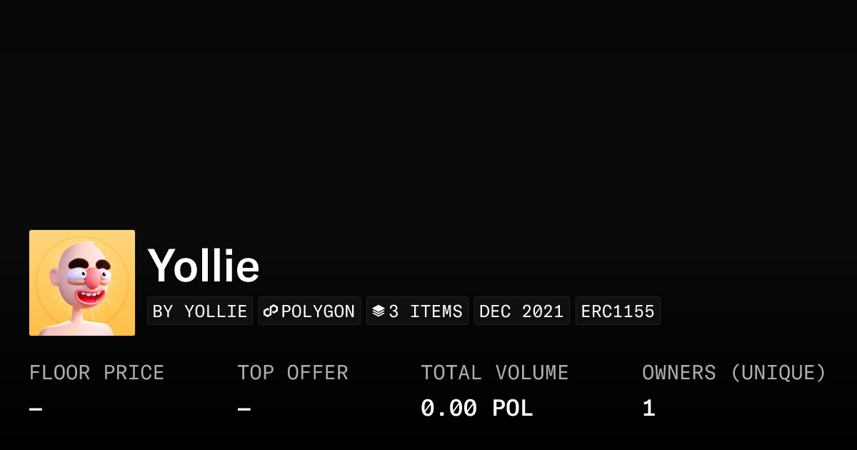 Yollie - Collection | OpenSea