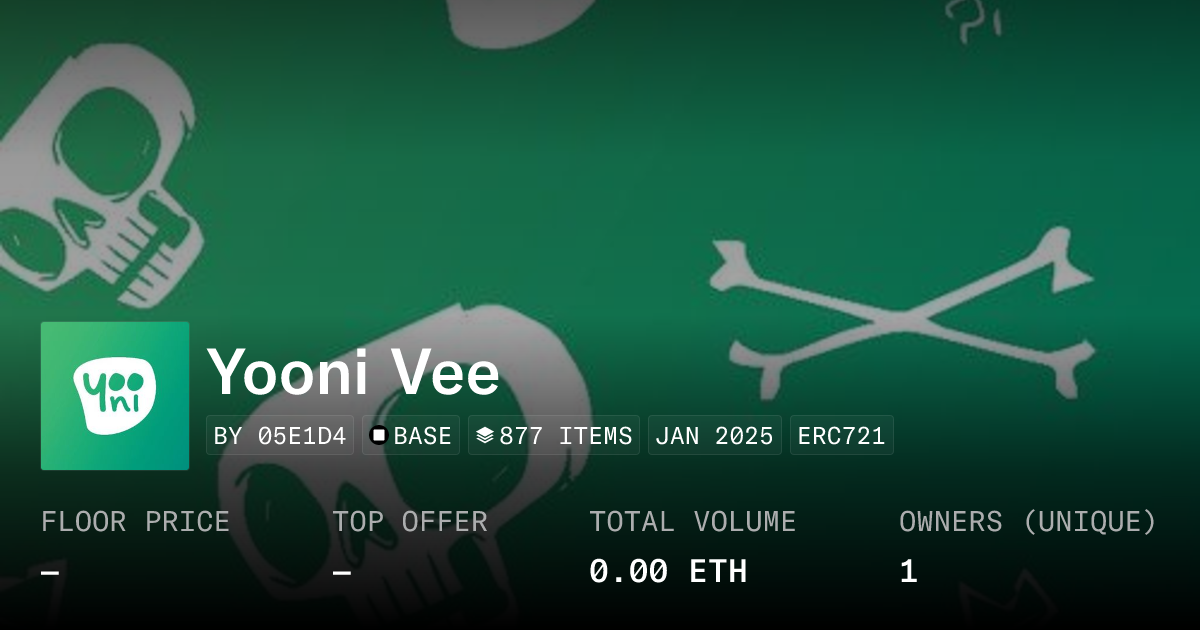 Yooni Vee - Collection | OpenSea