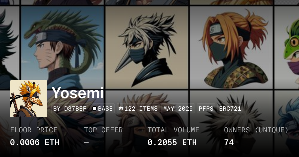 Yosemi - Collection | OpenSea