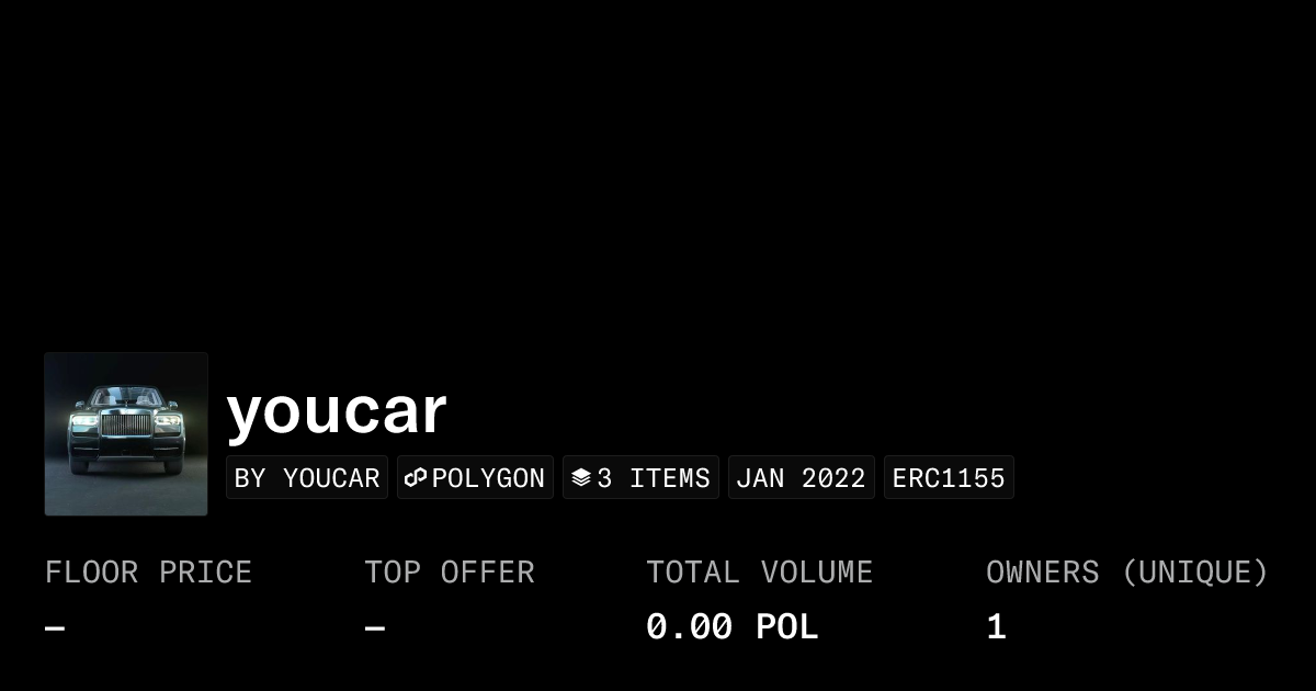 youcar - Collection | OpenSea