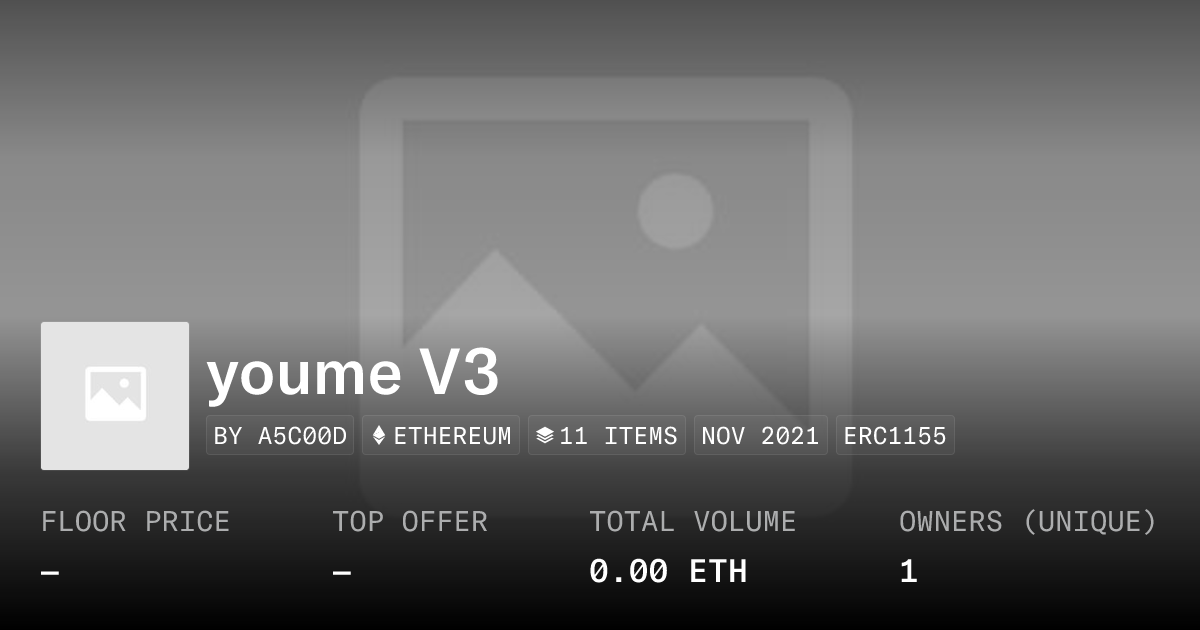 youme V3 - Collection | OpenSea