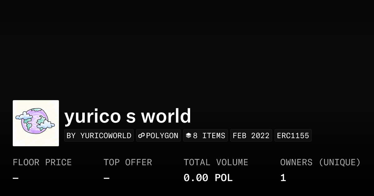 yurico s world - Collection | OpenSea