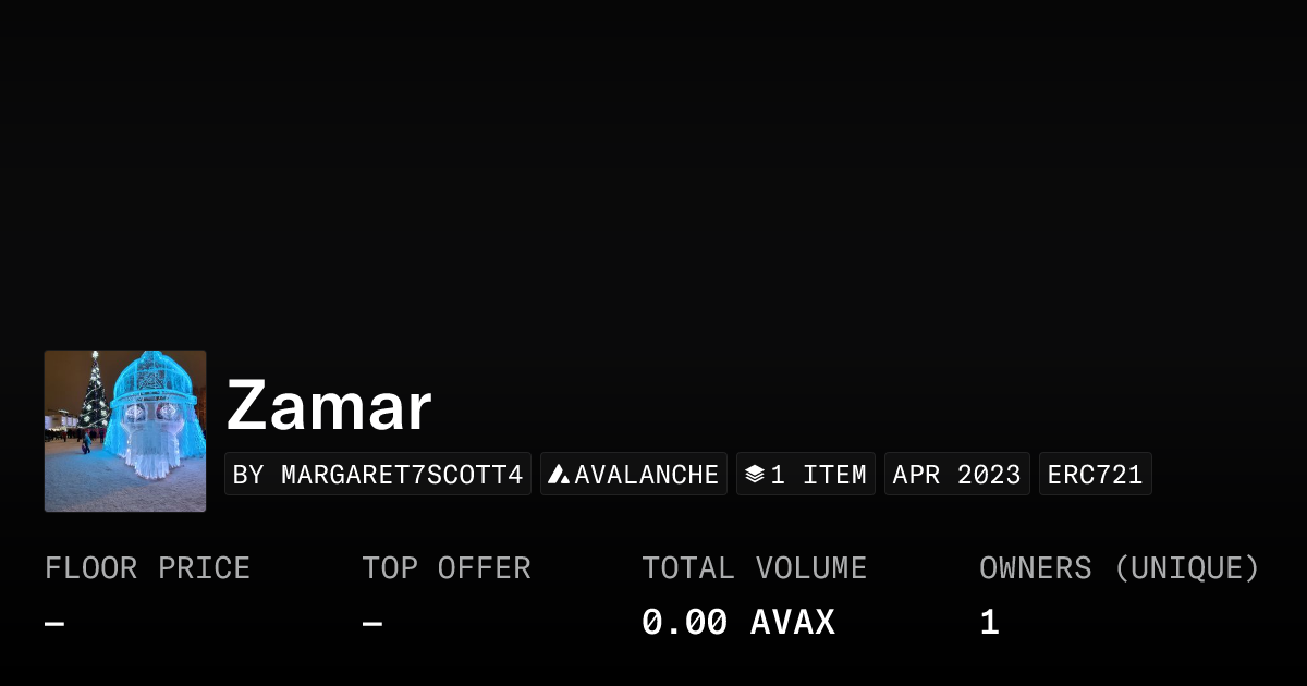 Zamar - Collection | OpenSea