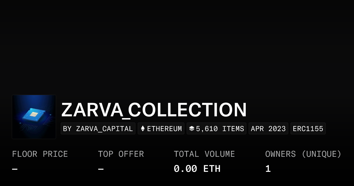 ZARVA_COLLECTION - Collection | OpenSea