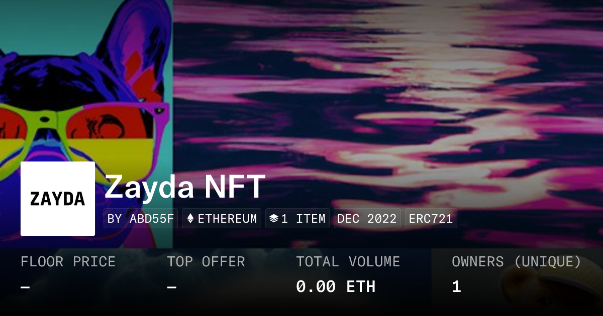 Zayda NFT - Collection | OpenSea