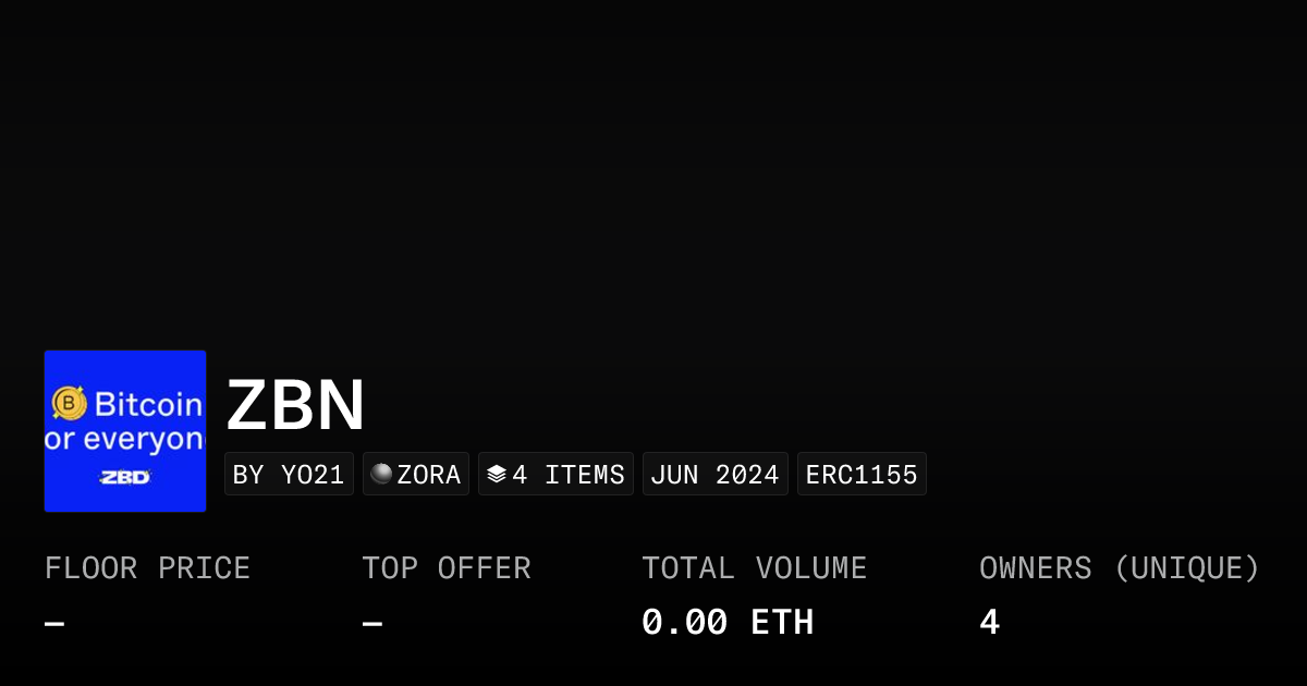 ZBN - Collection | OpenSea