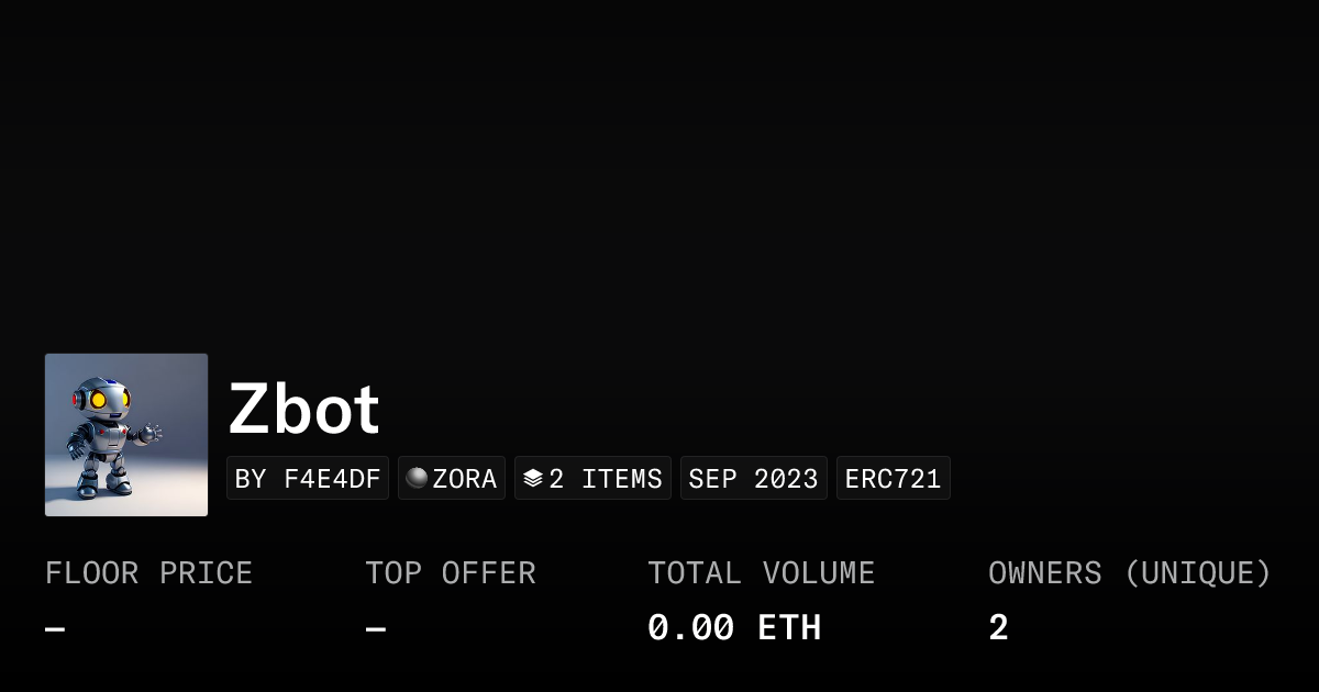 Zbot - Collection | OpenSea
