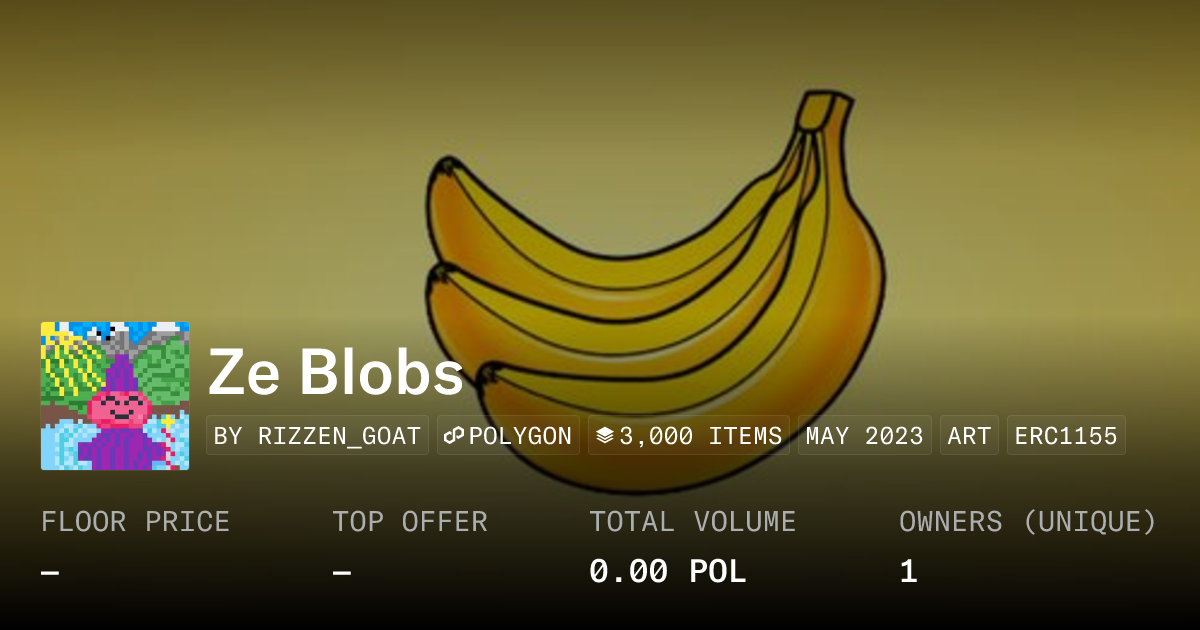 Ze Blobs - Collection | OpenSea