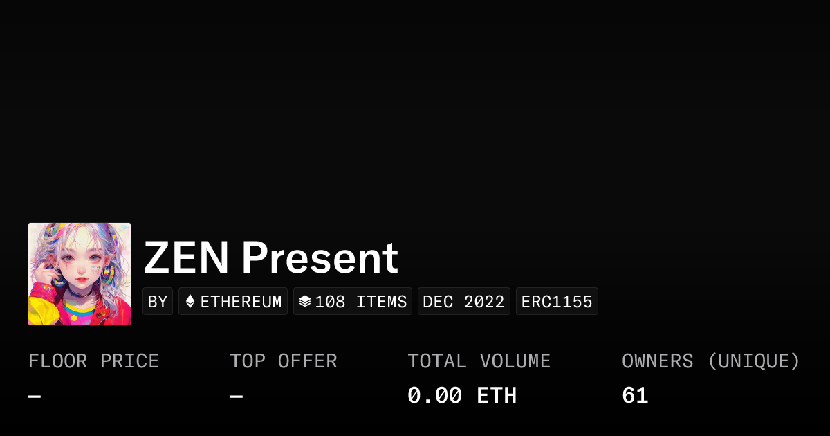 ZEN Present - Collection | OpenSea