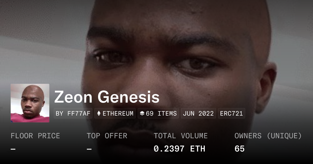 Zeon Genesis - Collection | OpenSea