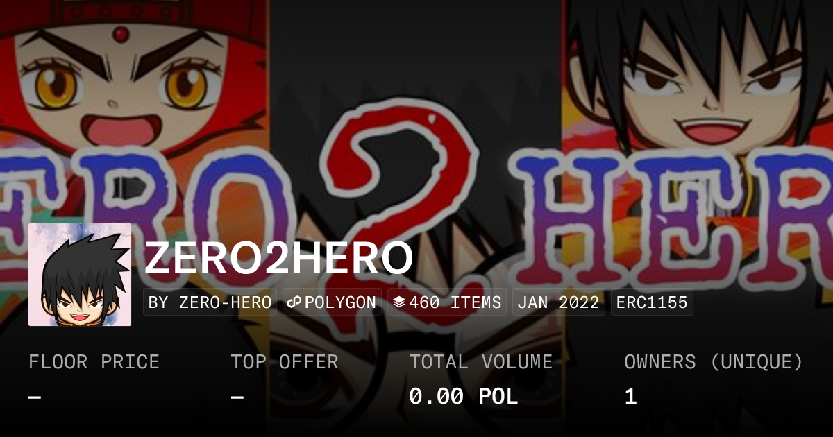 ZERO2HERO - Collection | OpenSea