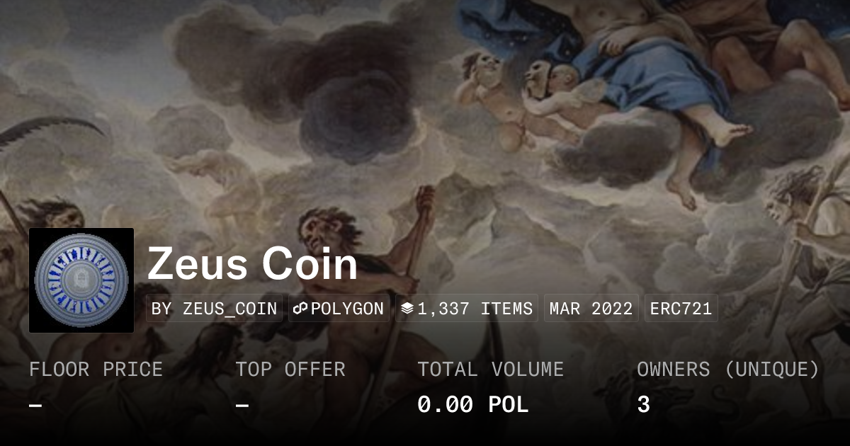 Zeus Coin - Collection | OpenSea