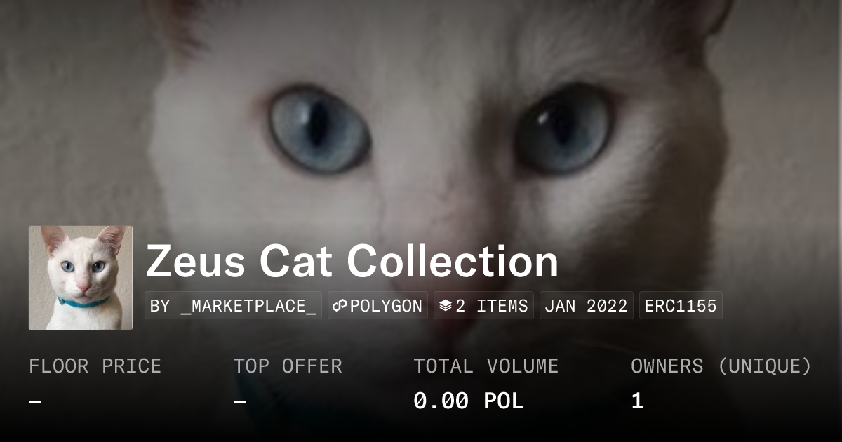 Zeus Cat Collection - Collection | OpenSea