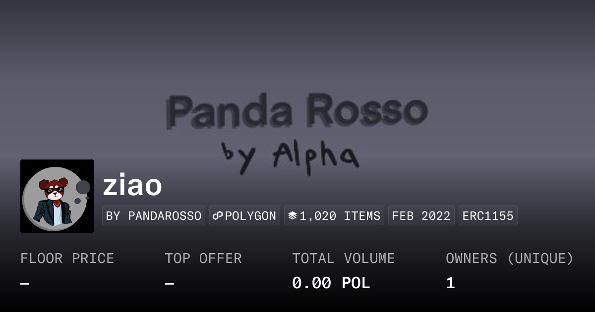 ziao - Collection | OpenSea