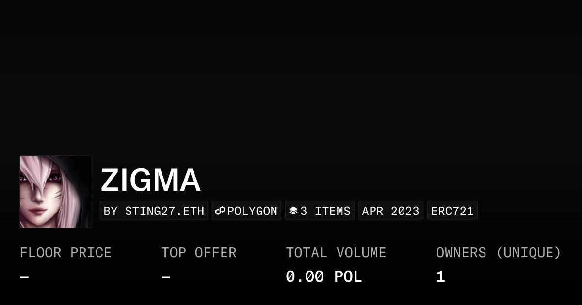 ZIGMA - Collection | OpenSea